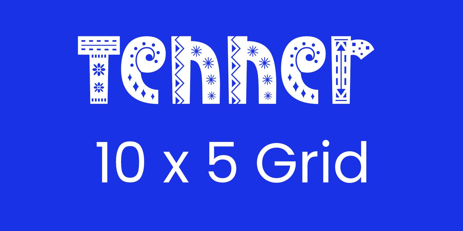 Free Printable PDF Tenner Grid Puzzles - Puzzle Breaks - Monstrously ...